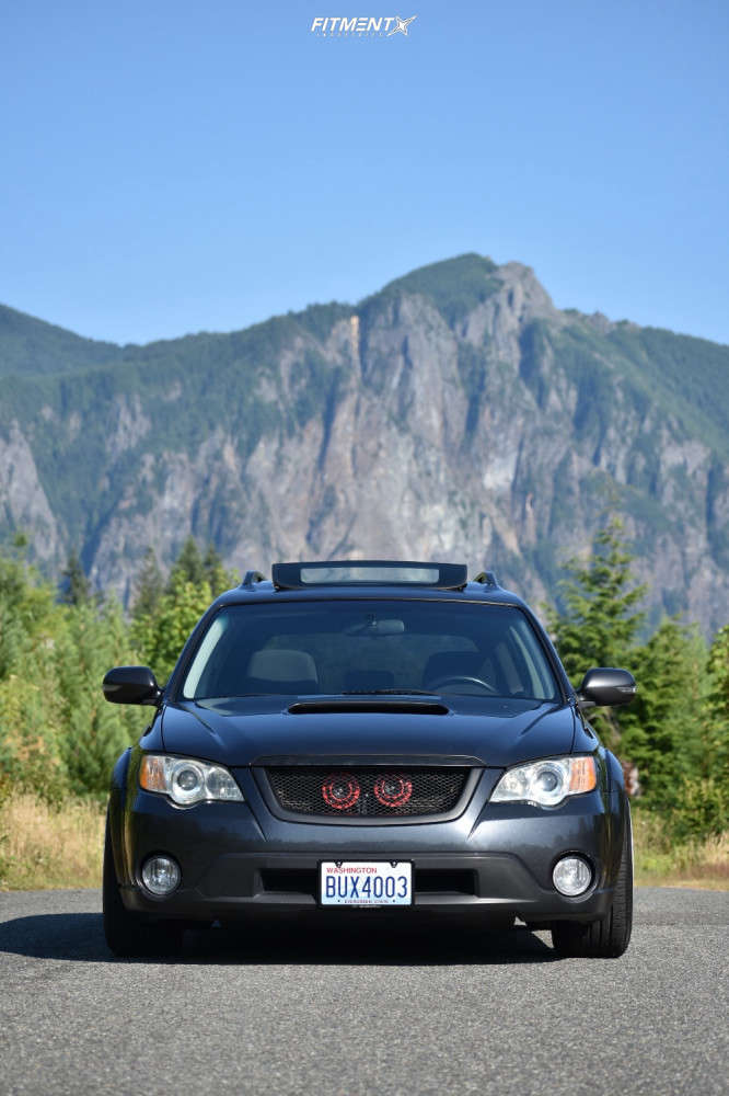 2008 Subaru Outback 2.5 XT with 18x9.5 ESR Cs8 and Ironman 225x45 on ...