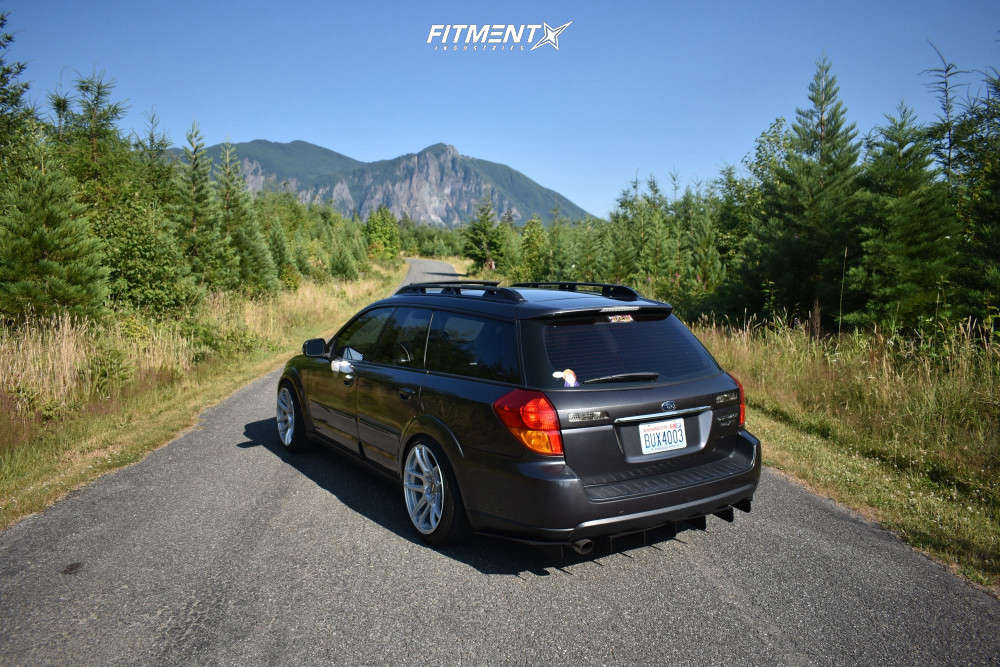 2008 Subaru Outback 2.5 XT with 18x9.5 ESR Cs8 and Ironman 225x45 on ...