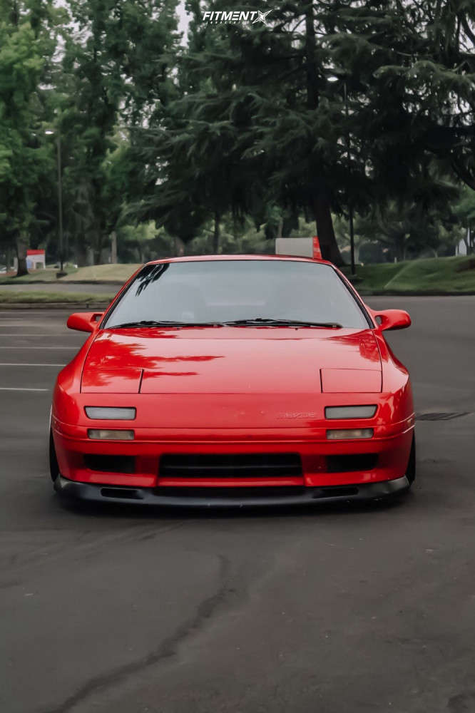1991 Mazda RX-7 Base with 18x9.5 Anovia Elder and Federal 215x35 on ...