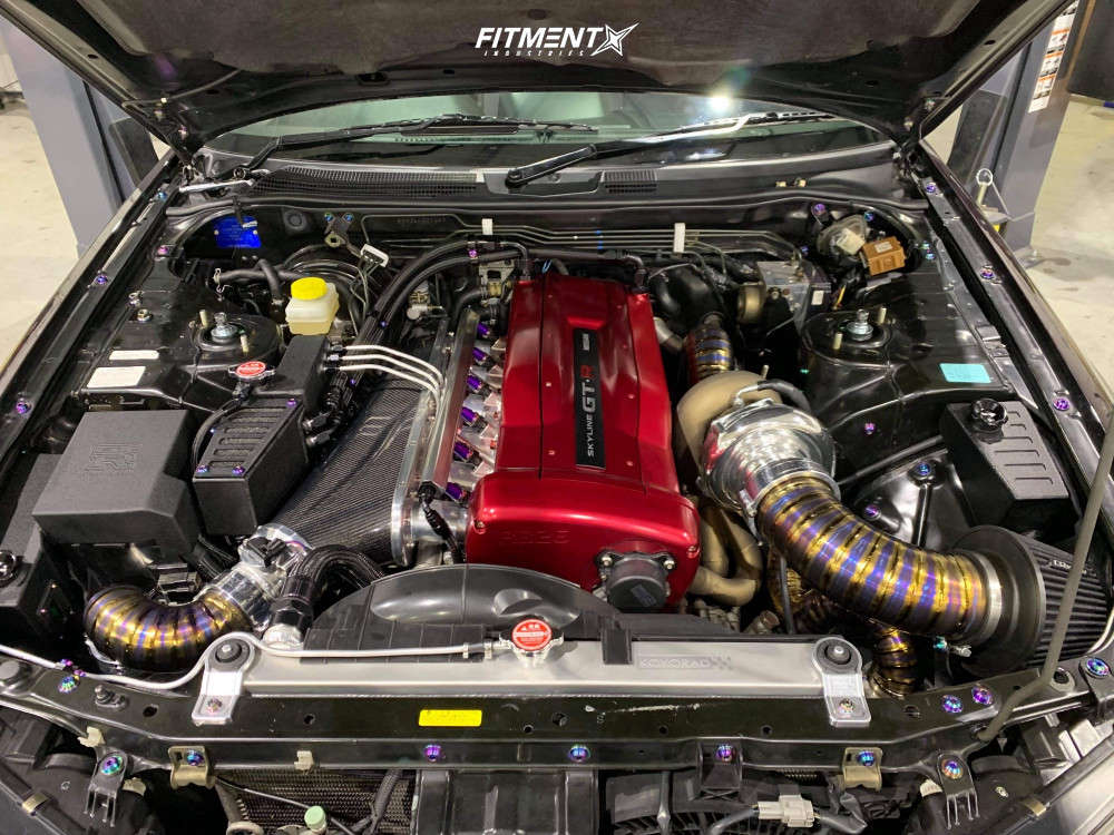 1999 Nissan Skyline R34 Base with 18x10.5 Volk Te37sl and Michelin ...