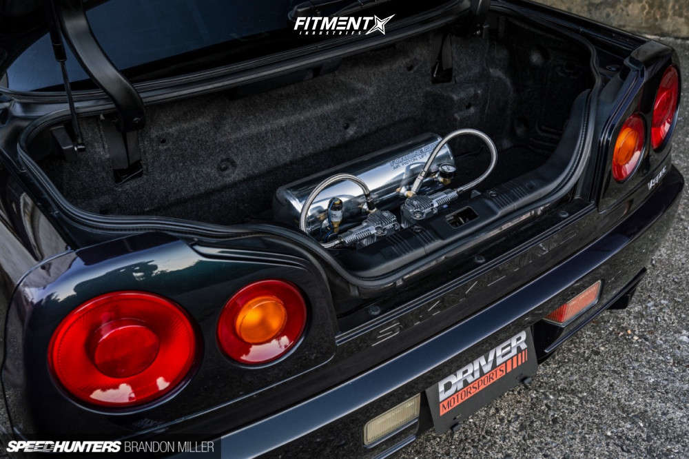 1999 Nissan Skyline R34 Base with 18x10.5 Volk Te37sl and Michelin ...
