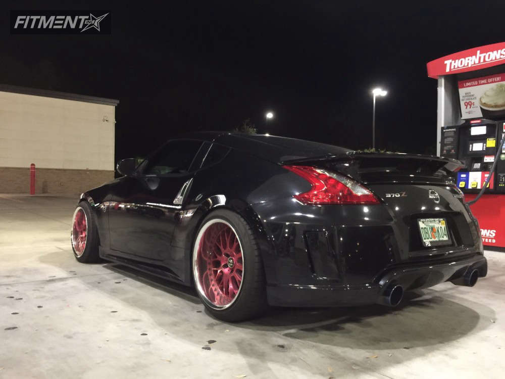 2009 Nissan 370Z Base with 19x11 Work VS XX and Michelin 235x35 on ...