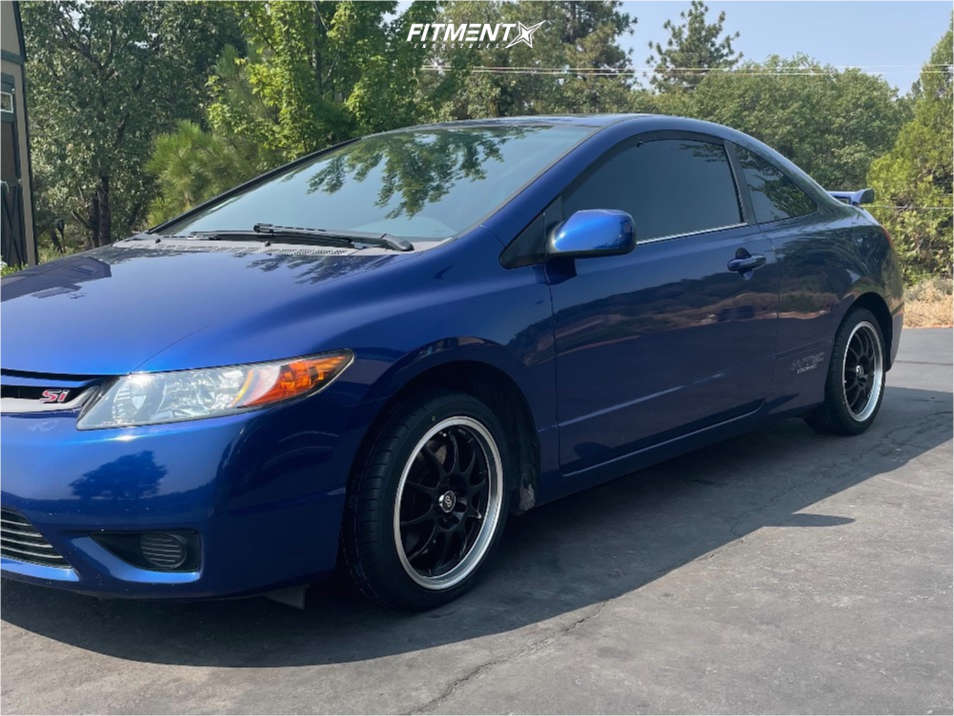 2006 Honda Civic Si 2dr Coupe (2.0L 4cyl 6M) with 16x7 Enkei J10 and ...