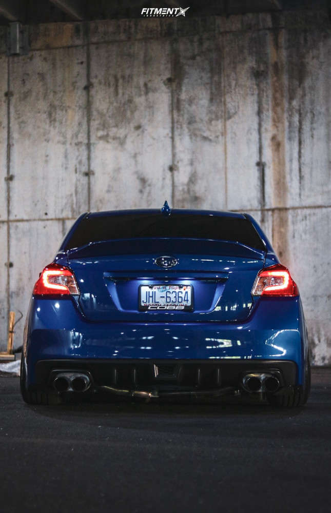 2020 Subaru WRX Premium with 18x9.5 ESR Cs2 and Ironman 225x40 on Air ...