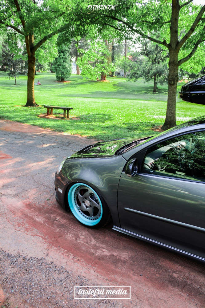 2008 Volkswagen GTI Base with 18x9.5 Heritage Avus and Achilles 215x40 ...