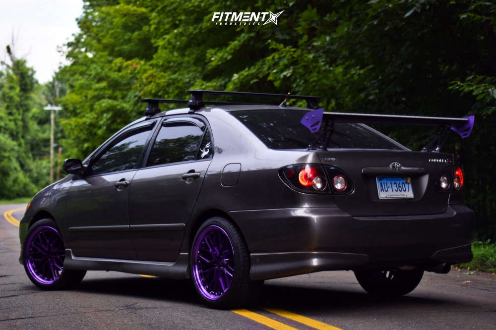 2003 Toyota Corolla S with 18x8.5 XXR 571 and Continental 225x40 on ...