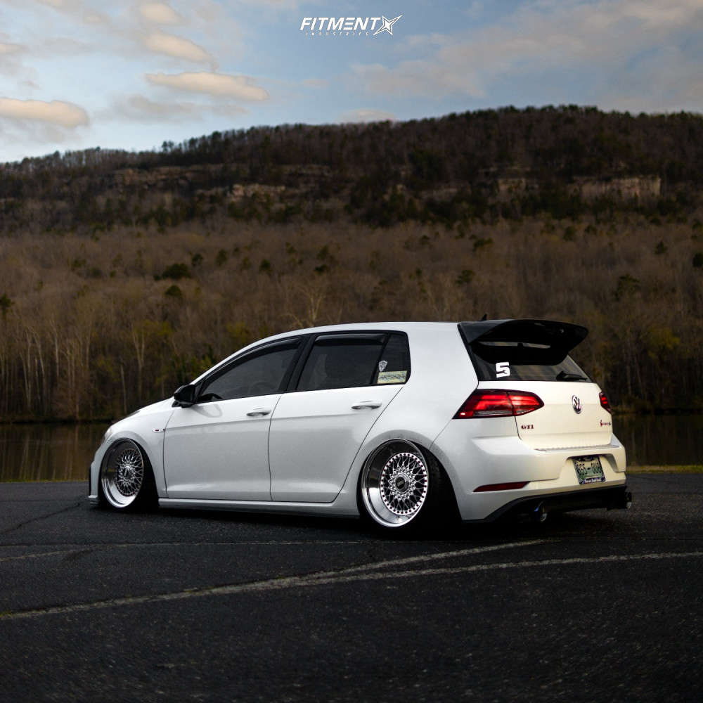 2019 Volkswagen GTI Rabbit Edition with 18x9.5 BBS Rs and Atlas 205x35 ...