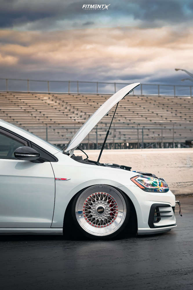 2019 Volkswagen GTI Rabbit Edition with 18x9.5 BBS Rs and Atlas 205x35 ...