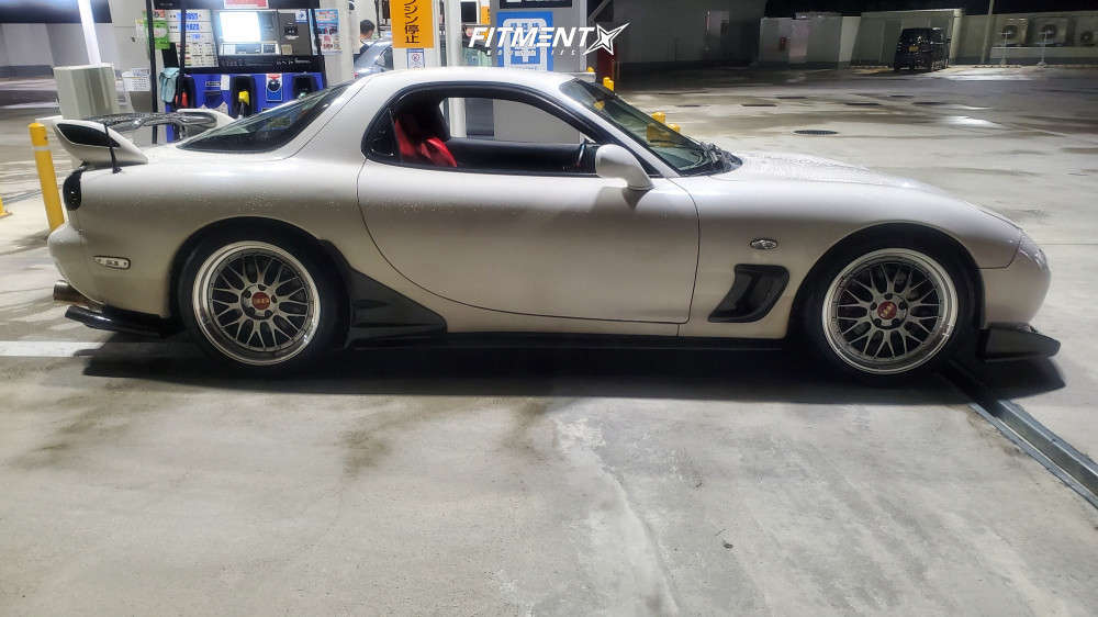 1995 Mazda RX-7 R2 with 18x8 BBS Lm and Bridgestone 235x40 on Coilovers ...
