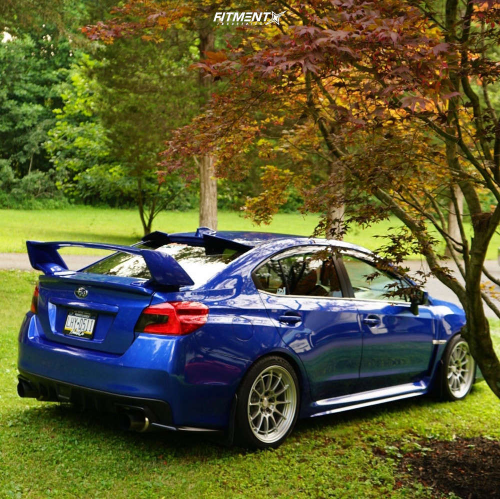 2015 Subaru WRX Limited with 18x10 Enkei Nt03m and Crosswind 245x40 on ...