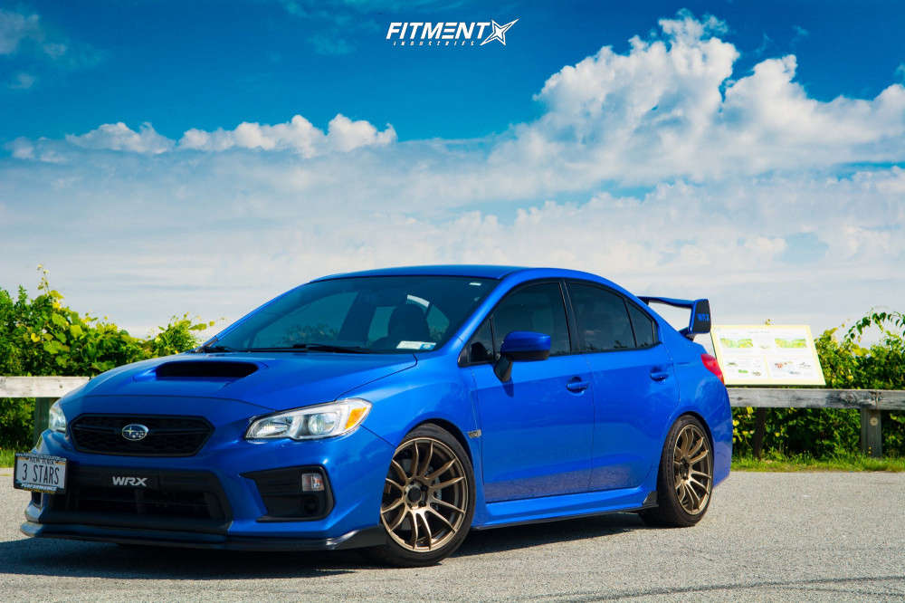 2019 Subaru WRX Base with 18x9.5 AVID1 AV20 and General 245x40 on ...