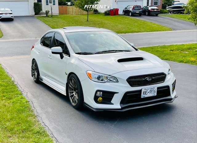 2021 Subaru WRX Limited with 18x8.5 AVID1 AV20 and Dunlop 245x40 on ...