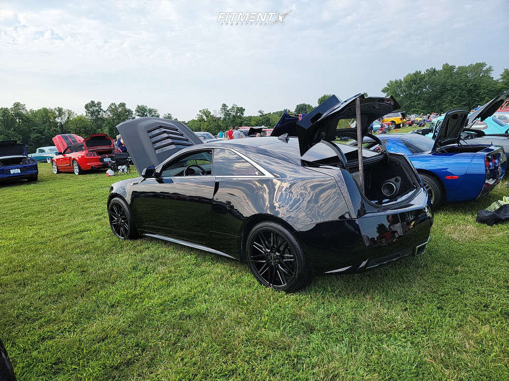 2012 Cadillac CTS 2dr Coupe AWD (3.6L 6cyl 6A) with 20x9 Element El11 ...