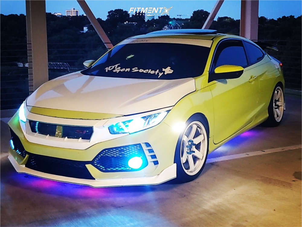 2019 Honda Civic Si with 18x8.5 JNC Jnc014 and Continental 245x40 on ...