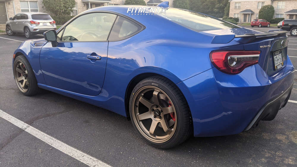 2017 Subaru BRZ Limited with 18x9.5 AVID1 AV6 and Toyo Tires 235x40 on Stock Suspension ...