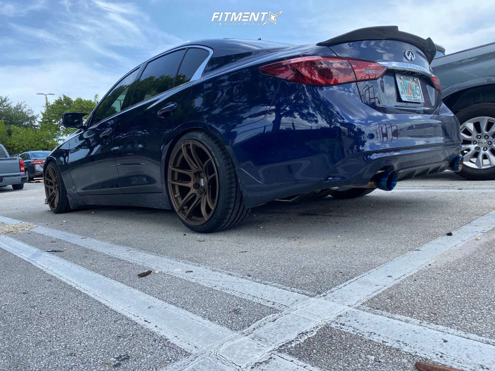 2021 INFINITI Q50 Luxe with 19x10.5 ESR Cs8 and Achilles 225x35 on ...