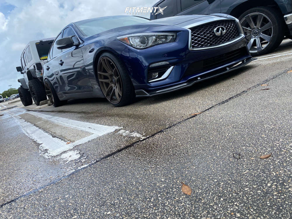 2021 INFINITI Q50 Luxe with 19x10.5 ESR Cs8 and Achilles 225x35 on ...