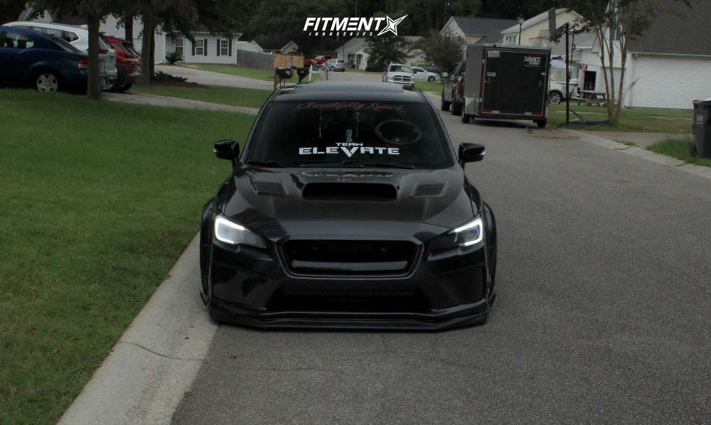 2016 Subaru WRX Premium with 18x9.5 Anovia Night and Firestone 255x35 ...