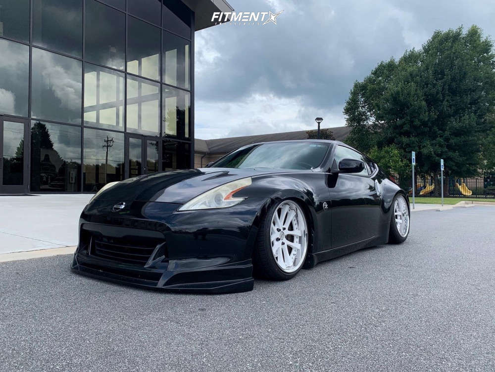 2011 Nissan 370Z Base with 19x9.5 Weds Lxz and Falken 235x35 on Air ...