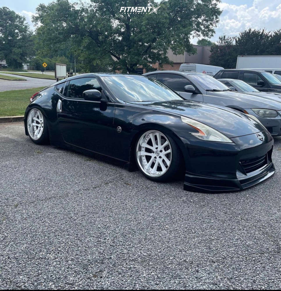 2011 Nissan 370Z Base with 19x9.5 Weds Lxz and Falken 235x35 on Air ...