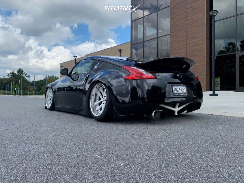 2011 Nissan 370Z Base with 19x9.5 Weds Lxz and Falken 235x35 on Air ...