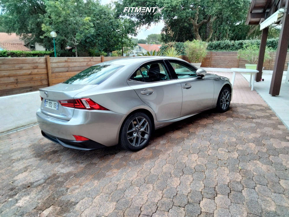 2016 Lexus IS300 Base with 17x7.5 Borbet Y Matt Titan and Michelin ...