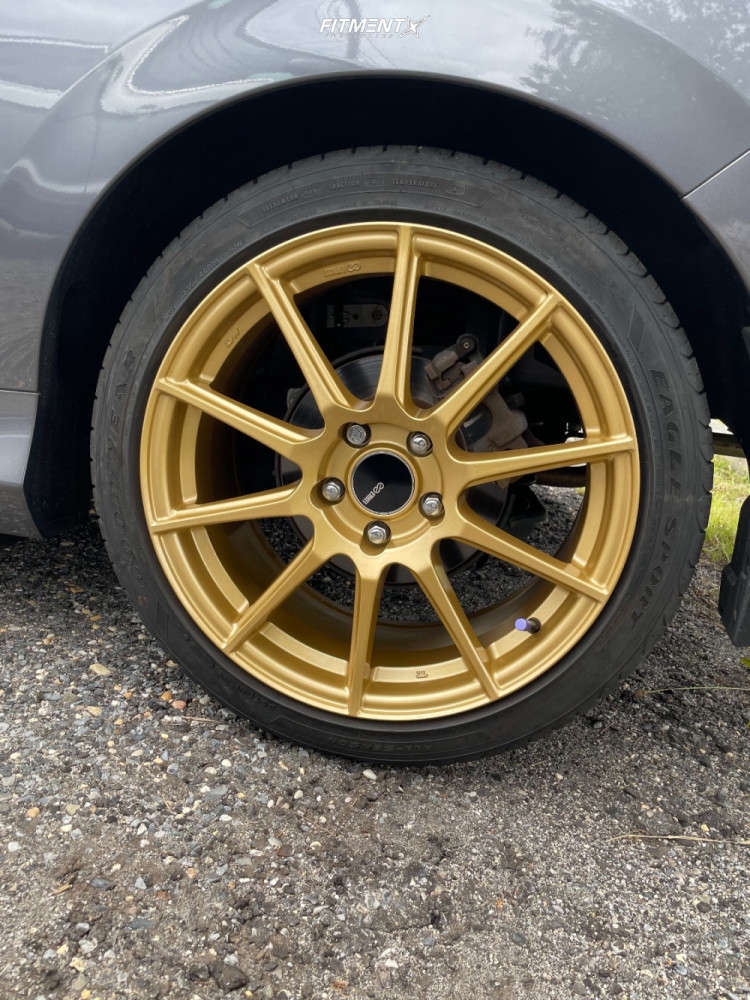 2019 Honda Civic Sport with 18x8.5 Enkei Ts10 and Goodyear 235x40 on ...