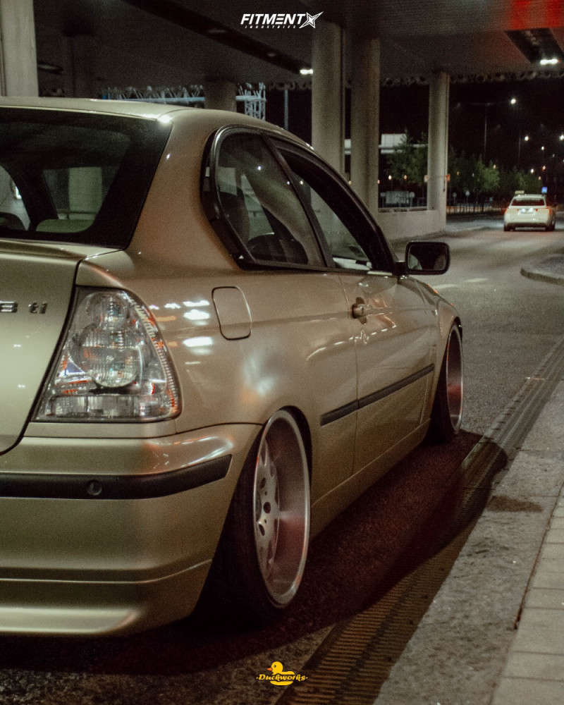 2002 BMW 325i Base with 17x8.5 ATS DTM and Dunlop 205x40 on Coilovers ...