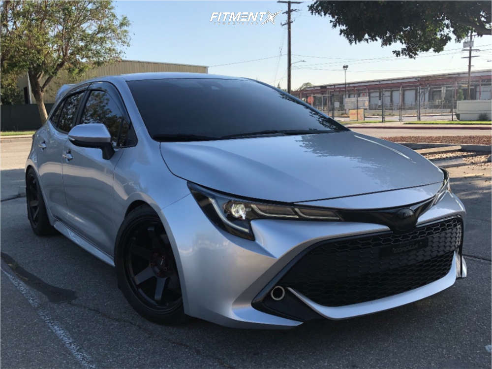2019 Toyota Corolla SE with 18x9.5 AVID1 AV6 and BFGoodrich 235x40 on ...