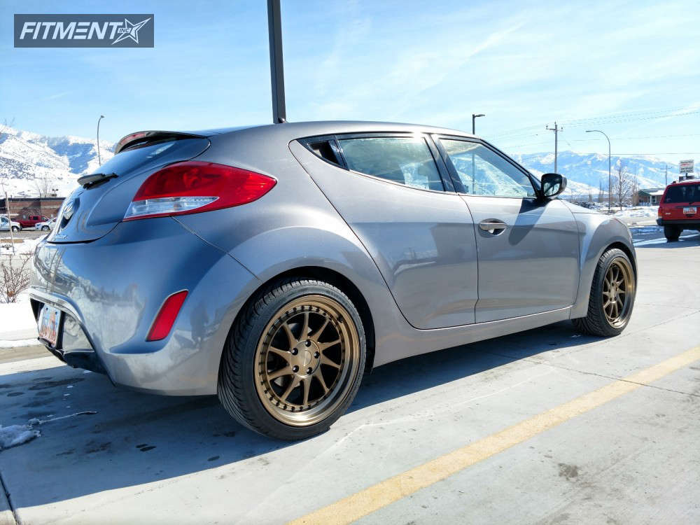 2012 Hyundai Veloster Base with 18x8.5 AVID1 AV56 and Lionhart 225x45 ...