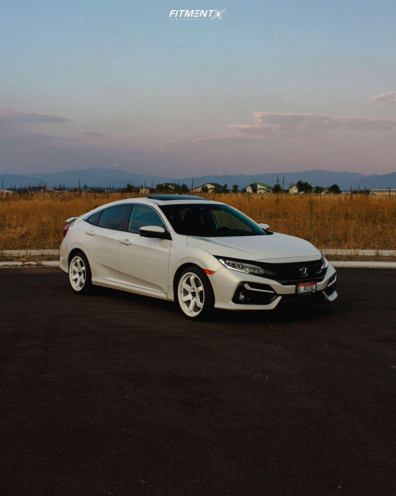 2020 Honda Civic Si with 18x8.5 AVID1 AV6 and Toyo Tires 215x40 on ...