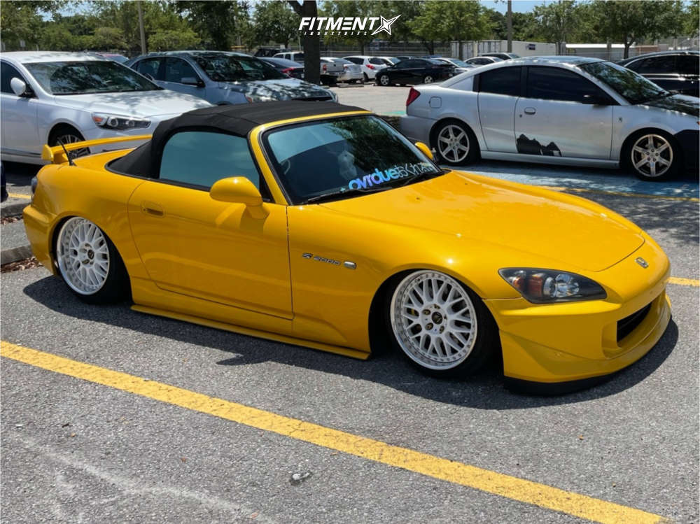 2004 Honda S2000 Base with 17x8 Work Vs Xx and Yokohama 195x40 on Air ...