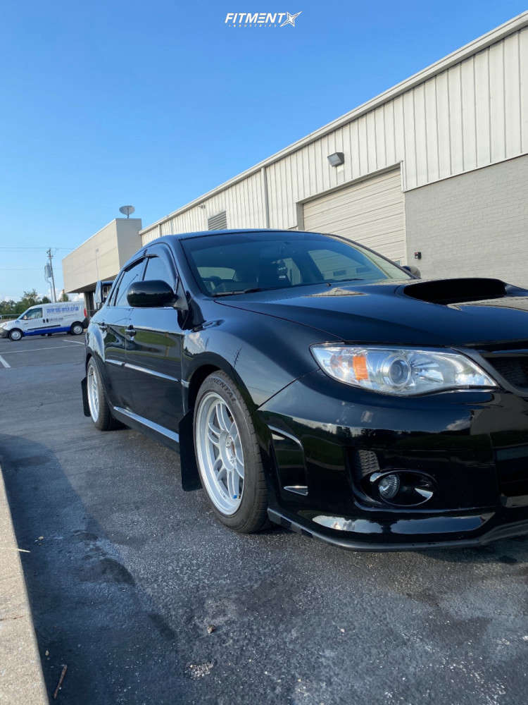 2014 Subaru WRX Limited with 17x9 Enkei Rpf1 and Continental 235x45 on ...