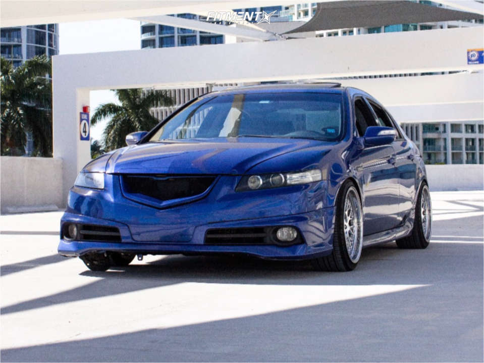 2007 Acura TL Type-S with 18x9.5 Whistler Sk1 and Federal 225x40 on ...