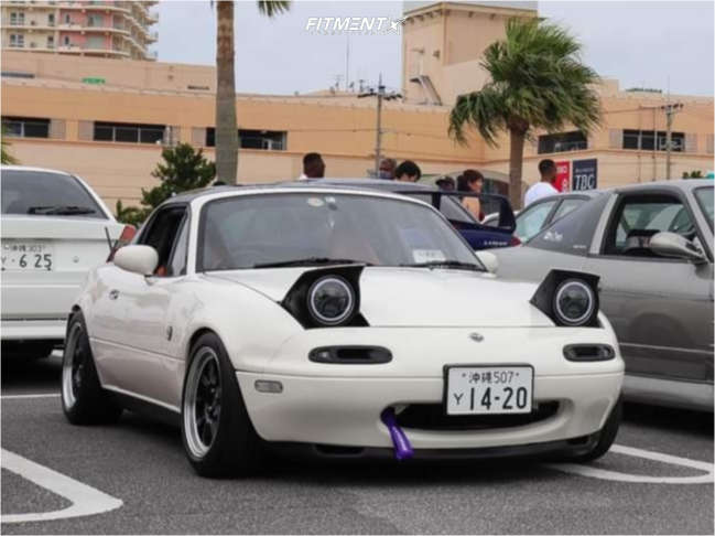 1997 Mazda MX-5 Miata Base with 15x8 Konig Countergram and Continental ...