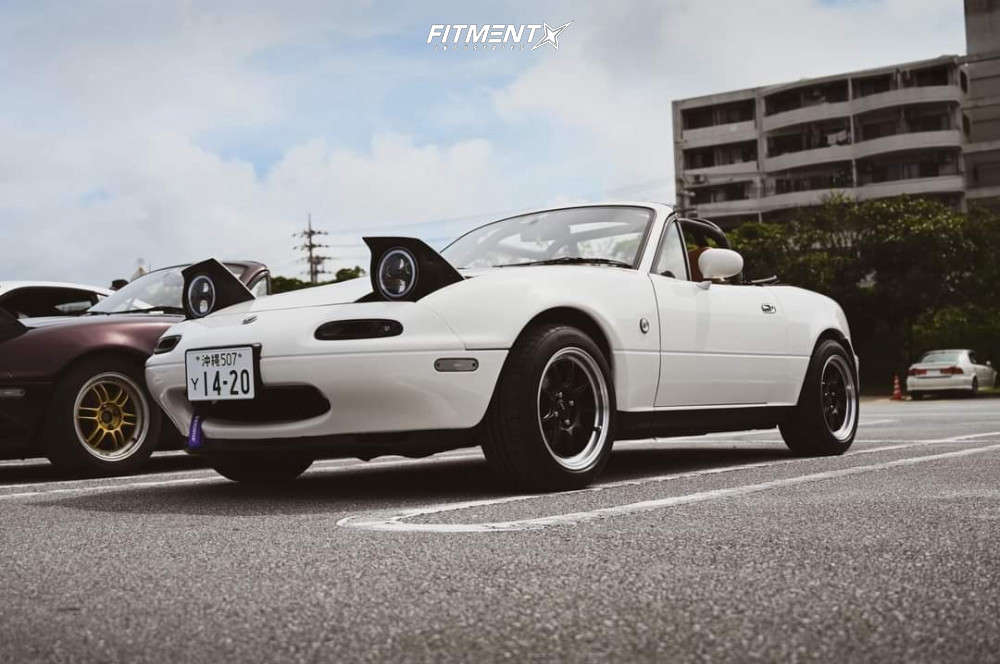 1997 Mazda MX-5 Miata Base with 15x8 Konig Countergram and Continental ...