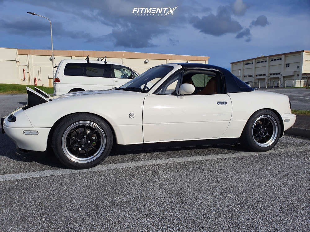 1997 Mazda MX-5 Miata Base with 15x8 Konig Countergram and Continental ...
