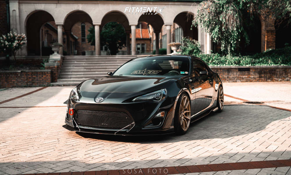 2016 Scion FR-S Base with 18x9.5 Option Lab R716 and Continental 245x35 ...