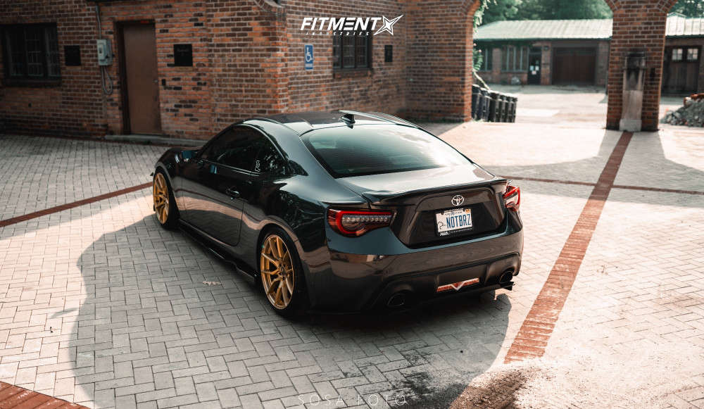 2016 Scion FR-S Base with 18x9.5 Option Lab R716 and Continental 245x35 ...