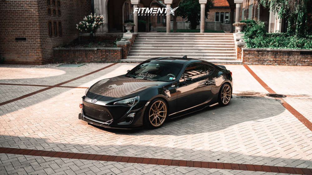 2016 Scion FR-S Base with 18x9.5 Option Lab R716 and Continental 245x35 ...