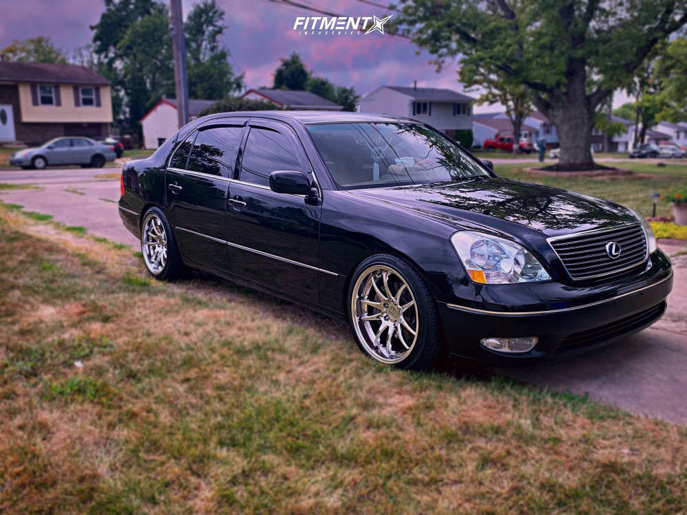 2001 Lexus LS430 Base with 19x9.5 Aodhan Ds02 and Sailun 245x40 on ...