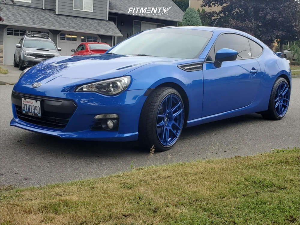 2013 Subaru BRZ Limited with 18x8.5 ESR Cs8 and Vercelli 225x40 on ...