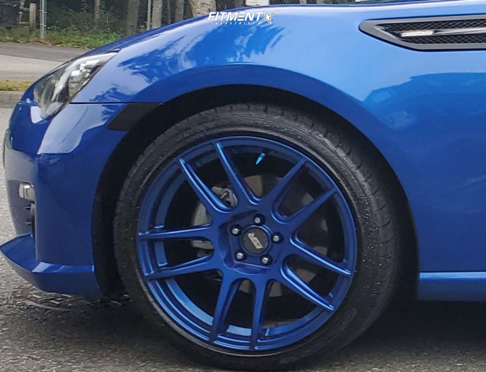 2013 Subaru BRZ Limited with 18x8.5 ESR Cs8 and Vercelli 225x40 on ...