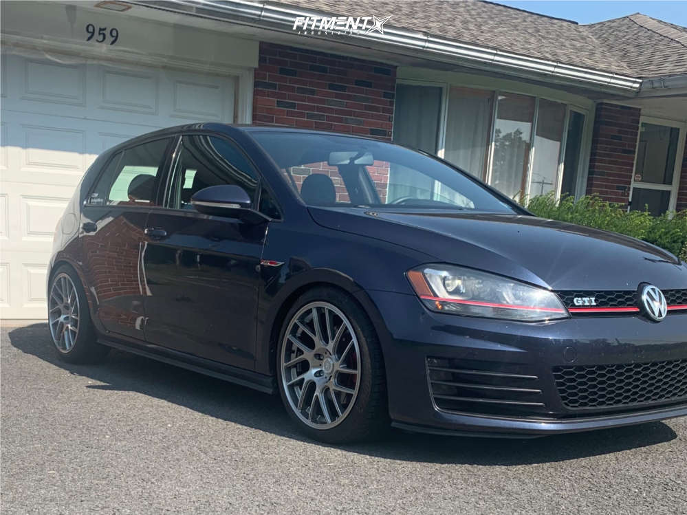 2015 Volkswagen GTI S with 18x8.5 Anovia Elder and Continental 225x40 ...