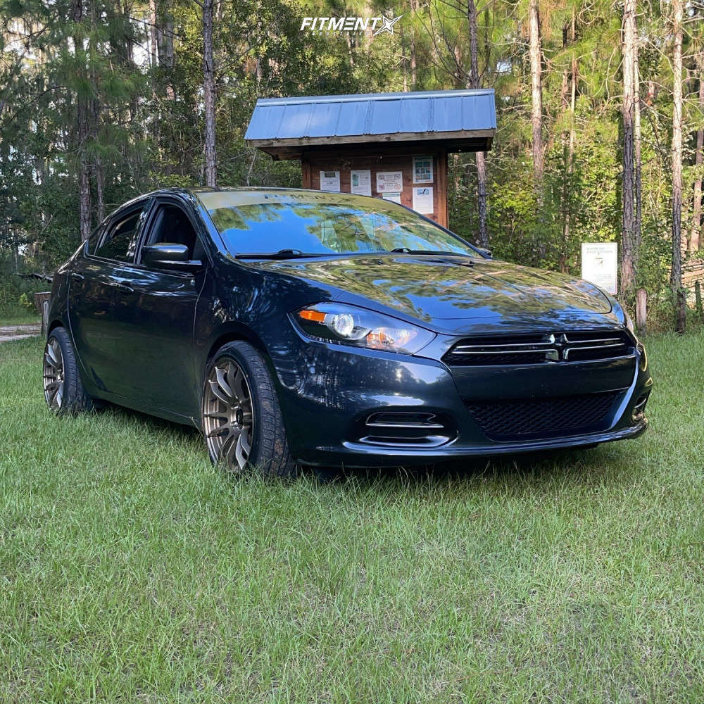 2014 Dodge Dart Aero with 18x8.5 AVID1 AV20 and Vercelli 225x40 on ...
