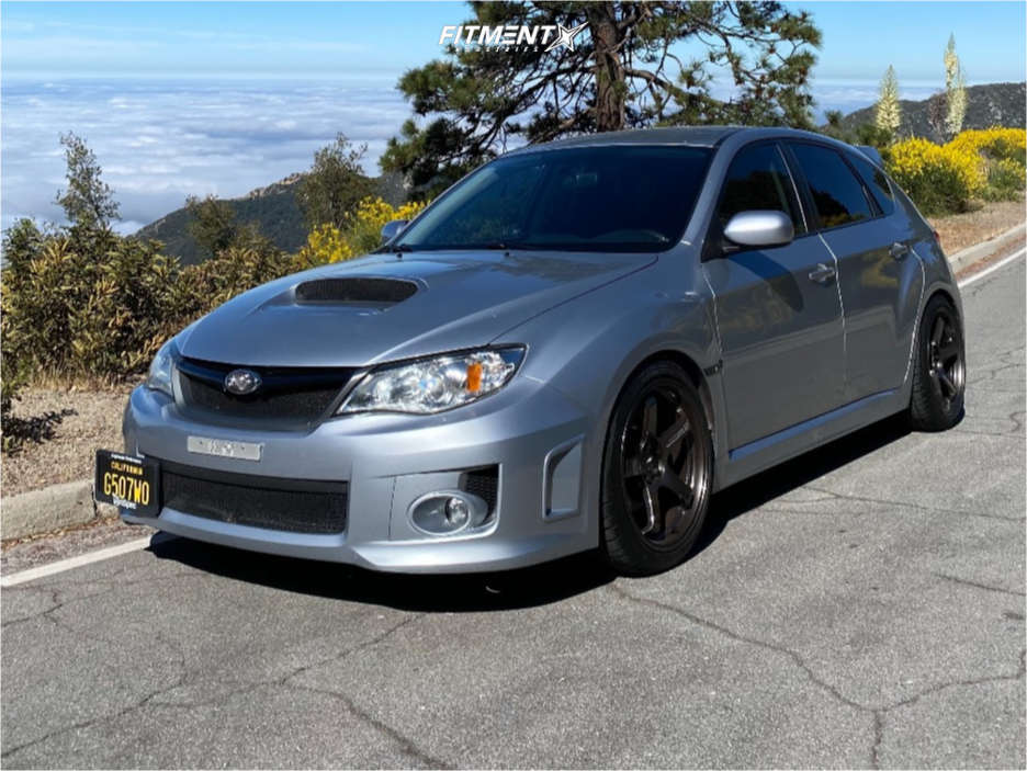 2014 Subaru WRX Base with 18x9.5 Advan Gt and Michelin 255x35 on ...