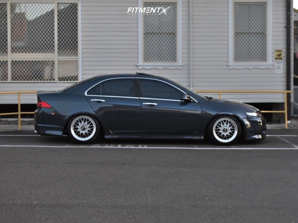 2006 Acura TSX Base with 17x9 BBS Rgf and Pirelli 235x45 on Coilovers ...