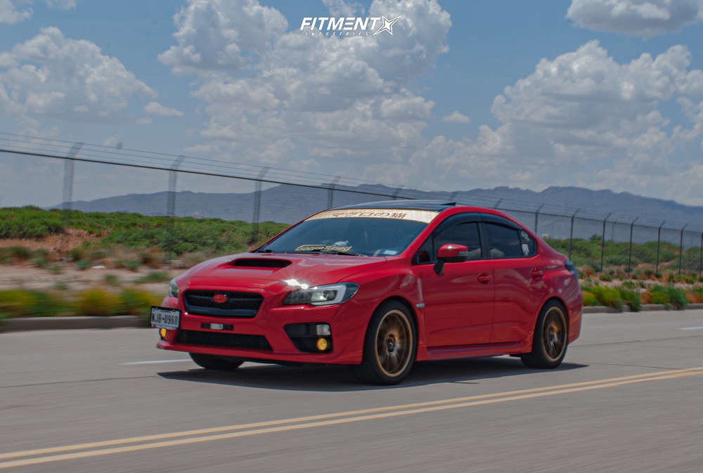 2017 Subaru WRX Limited with 18x9 Konig Freeform and Continental 255x35 ...