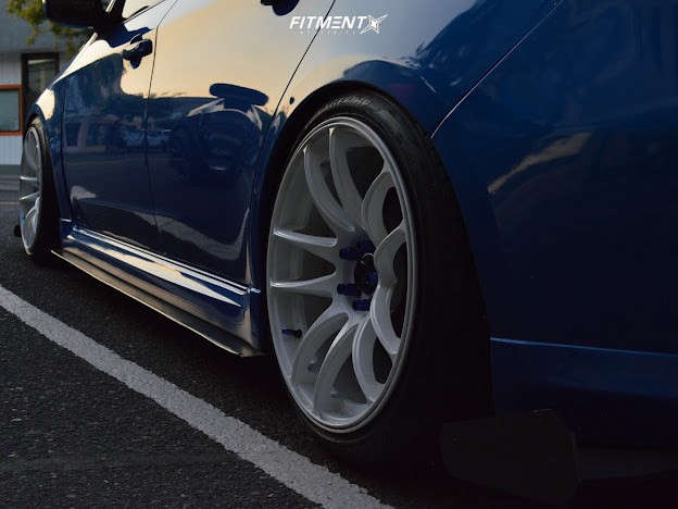 2009 Subaru WRX WRX with 18x9.5 Vors Tr4 and Groundspeed 225x35 on Coilovers | 1838897 | Fitment ...