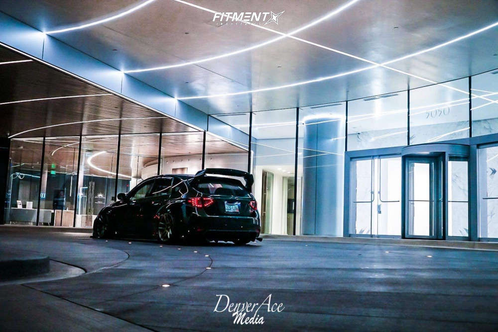 2014 Subaru WRX STI Base with 18x9.5 ESR Cs8 and Achilles 225x35 on Air ...